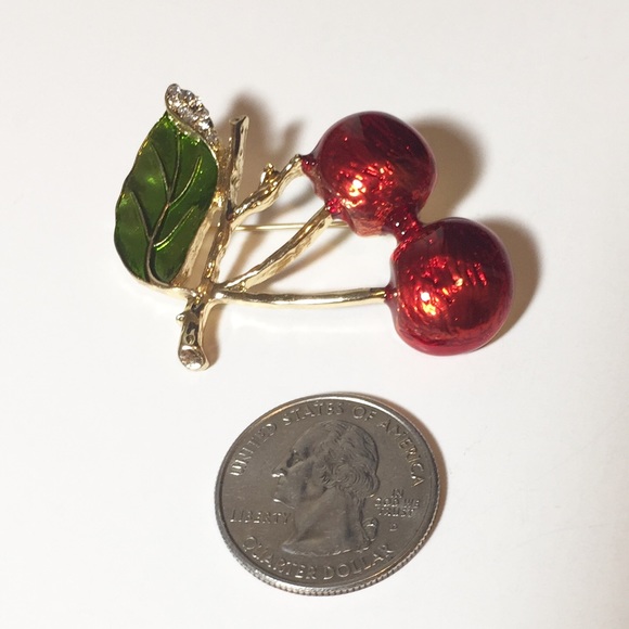 Jewelry | Cherries Brooch Pin | Poshmark